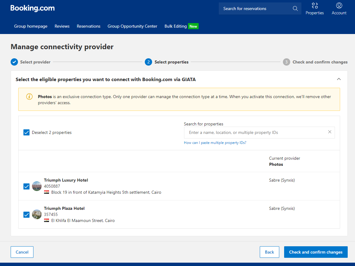 Set GIATA as your Connectivity Partner in Booking.com